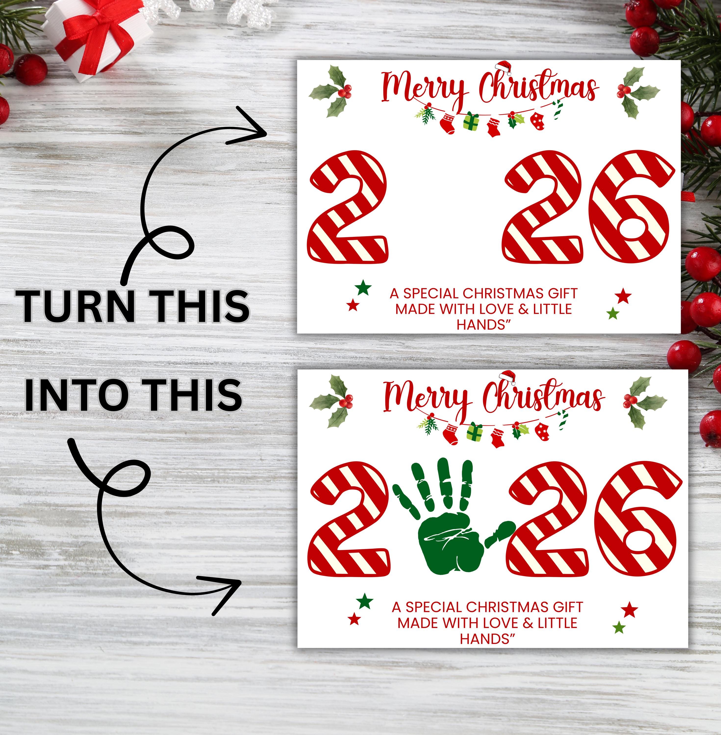 Christmas Handprint Craft 2025: Holiday Memory Keepsake (digital ...