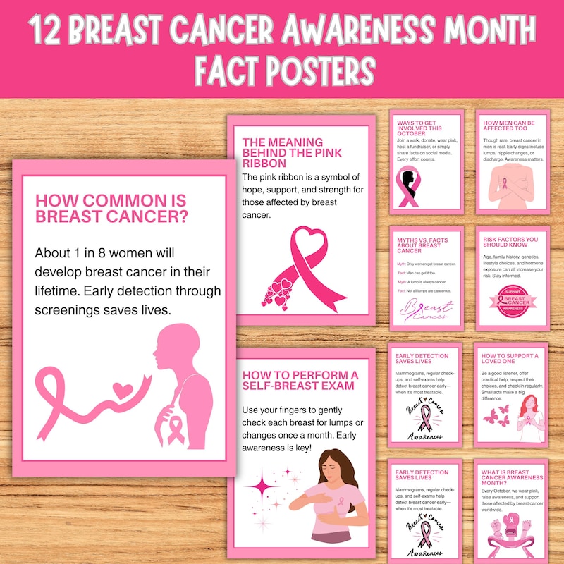 Breast Cancer Bulletin Board - Etsy