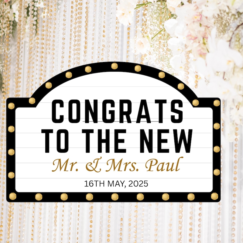 Black Entrance Wedding Sign - Etsy