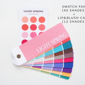 LIGHT SPRING Color Swatch Fan - Etsy