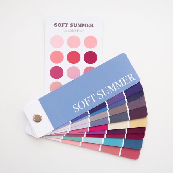 Soft Summer Color Swatches - Etsy