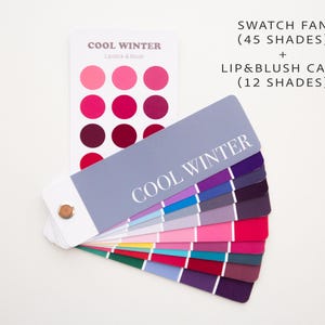 COOL WINTER Color Swatch Fan - Etsy