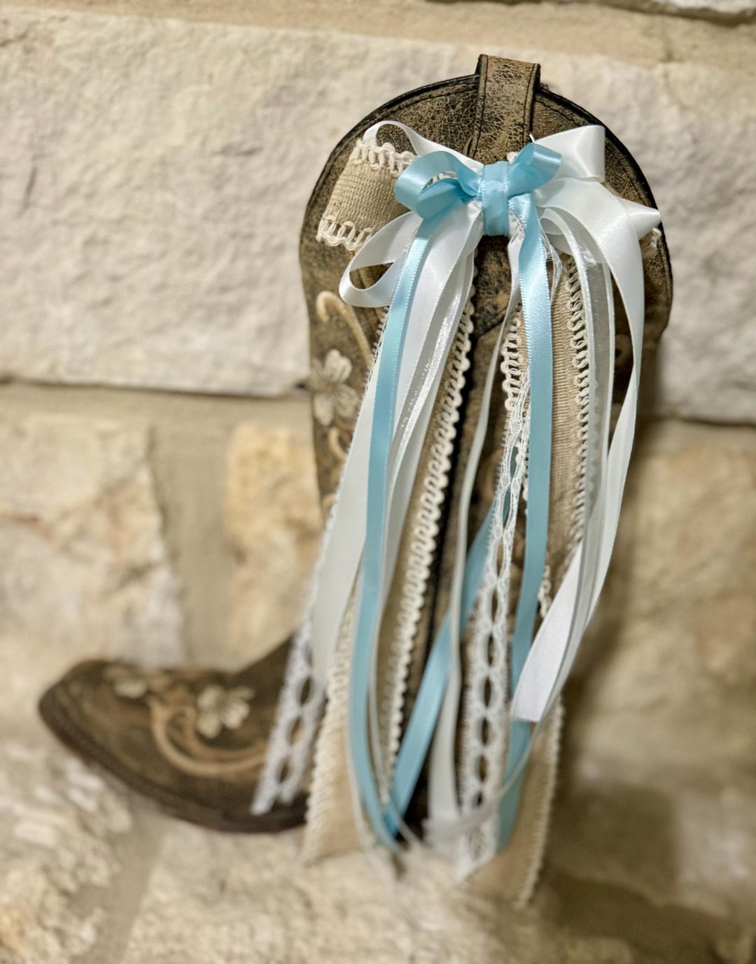 Wedding Bride Boot Bow Ribbons - Etsy