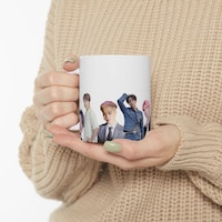 BTS Suga Mug: Kpop Coffee Cup - Army Fan Merchandise | - Etsy