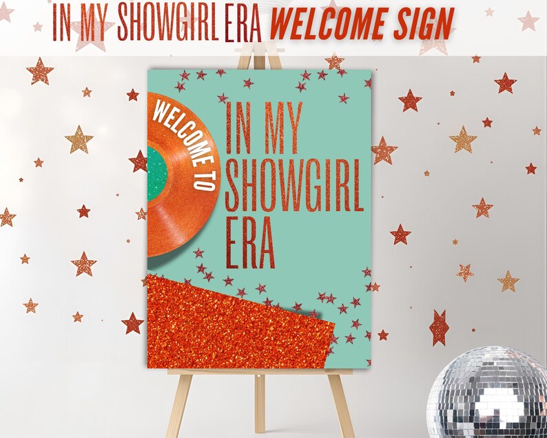 Showgirl Birthday Party Invitation & Itinerary Template (digital ...