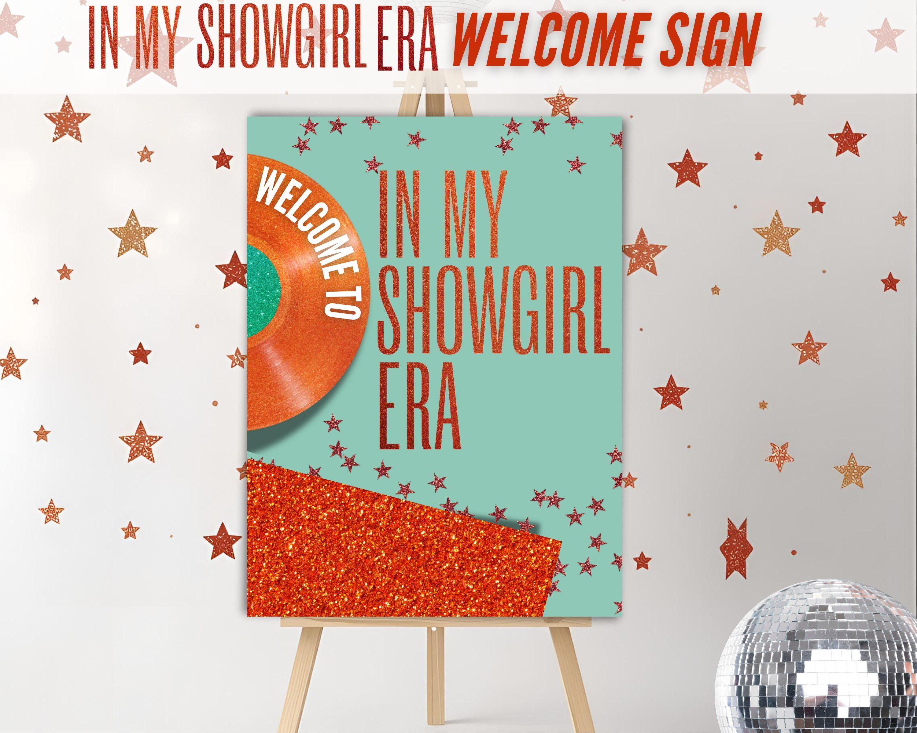Showgirl Birthday Party Invitation & Itinerary Template (digital ...