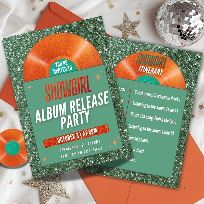 The Life of a Showgirl Template - Etsy