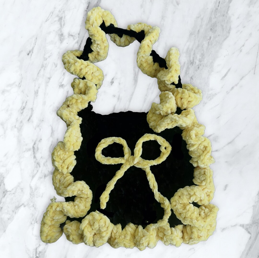 Small Ruffle Bow Bag - Etsy