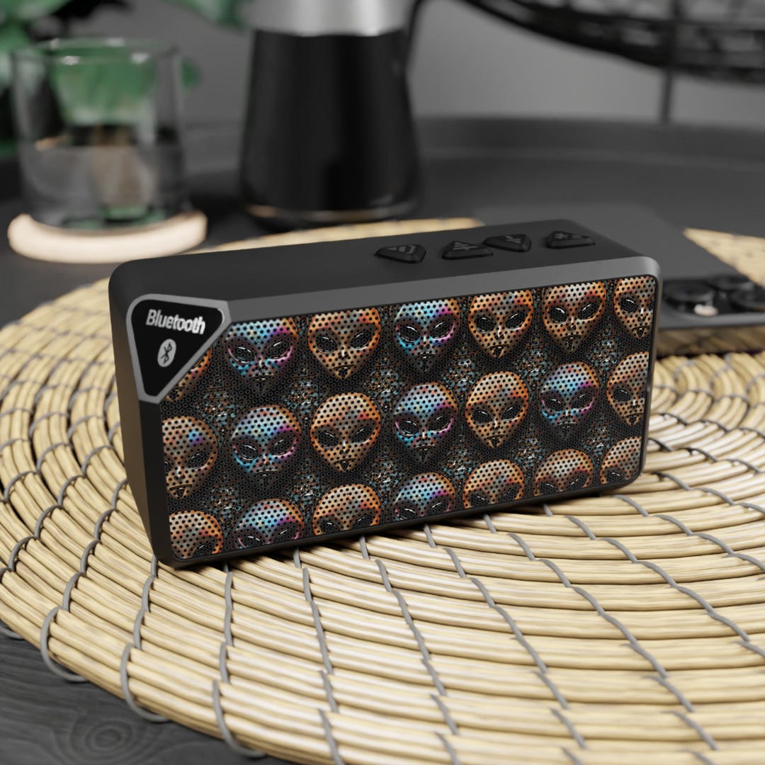 Aliens Skull Bluetooth Speaker, Wireless Speaker With Skull Design ...
