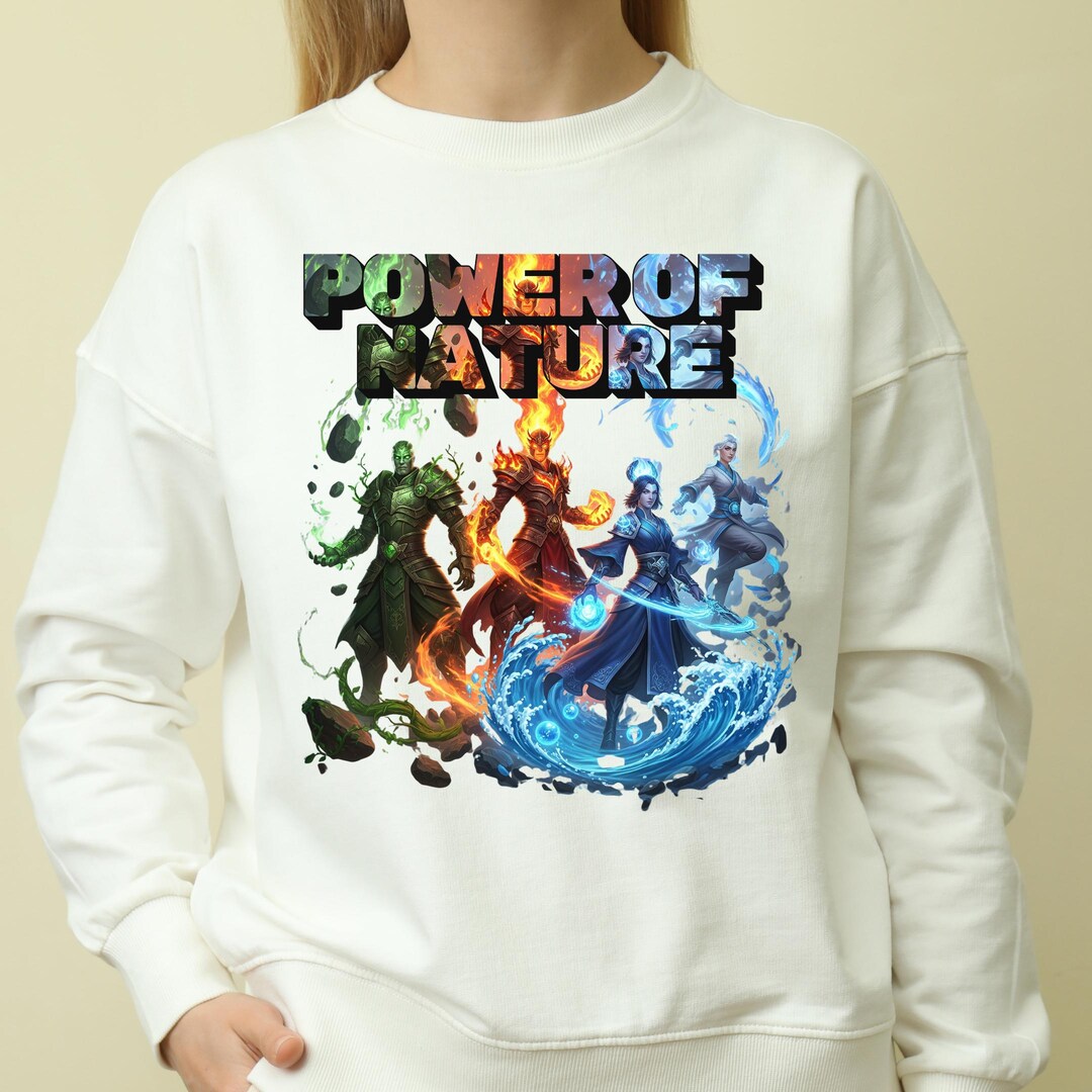 Elemental Heroes PNG: Fantasy Art for T-shirts & Decor (digital ...