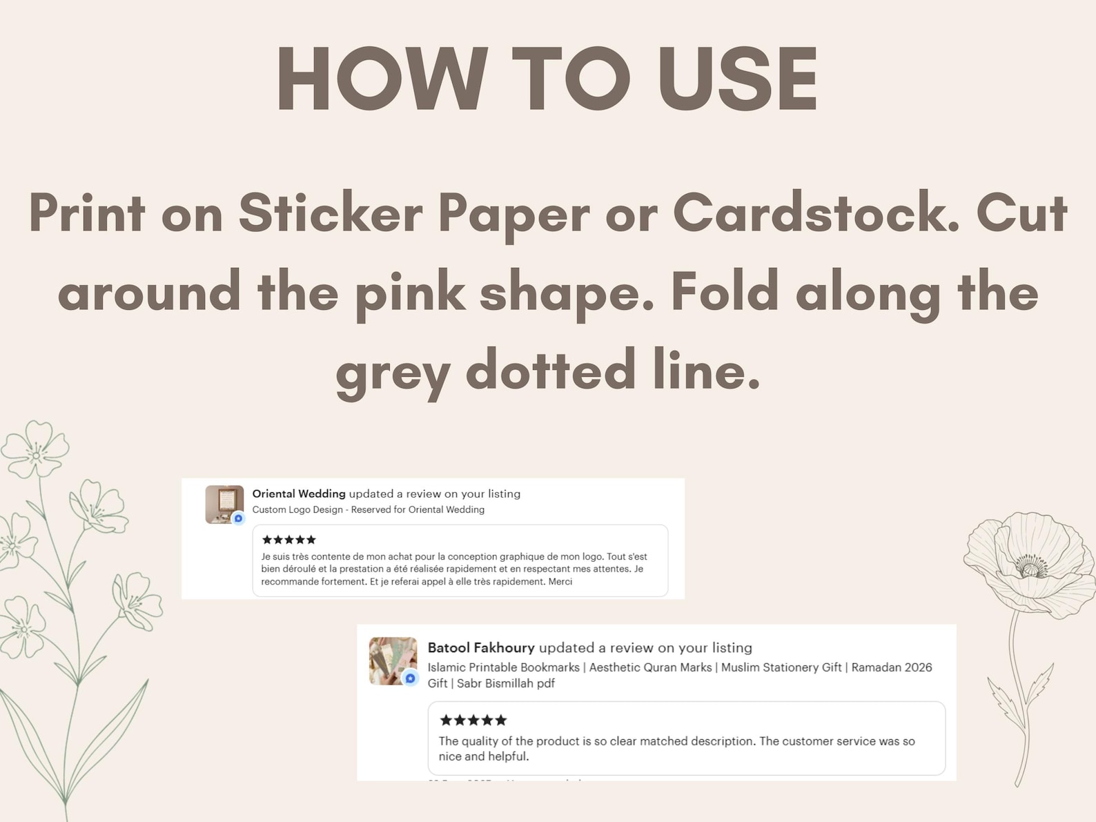 Printable Quran Tabs 1-114 | Pink Surah Index Stickers | Dusty Rose ...