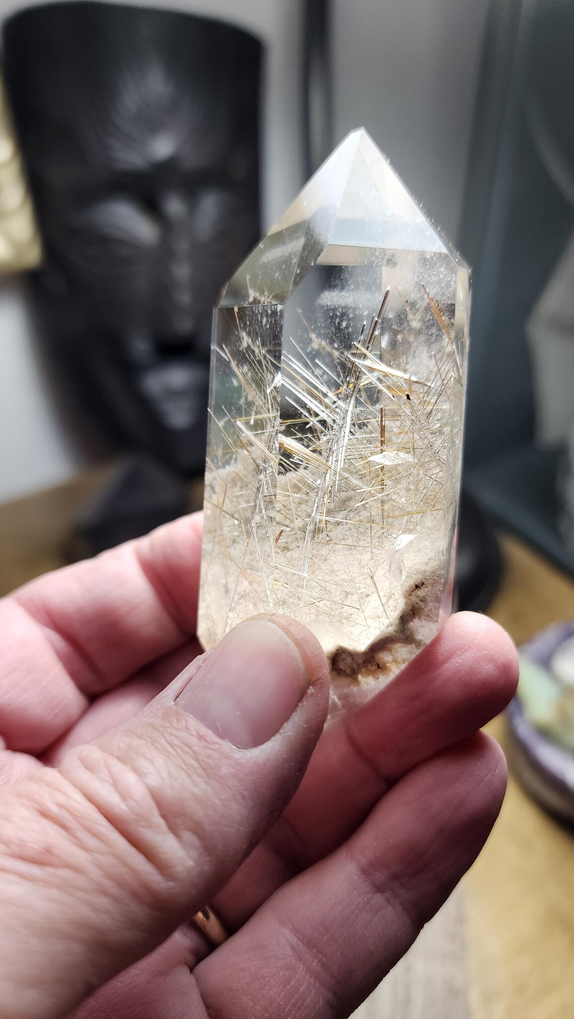Rutile Tree in Quartz Rutilated Quartz Point AAA Grade #518 Healing - Etsy