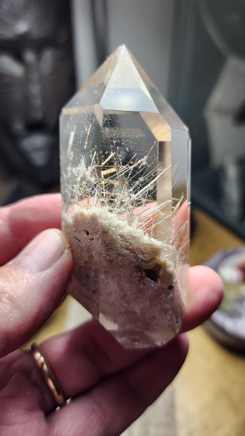 Rutile Tree in Quartz Rutilated Quartz Point AAA Grade #518 Healing - Etsy