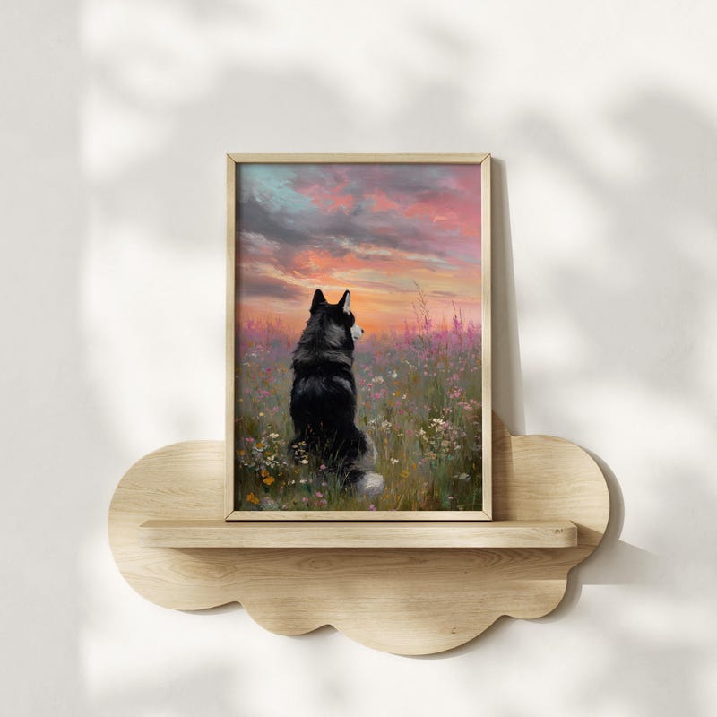 Vintage Malamute Print - Etsy