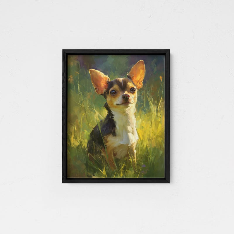 Chihuahua and Lab Painting - Etsy Canada