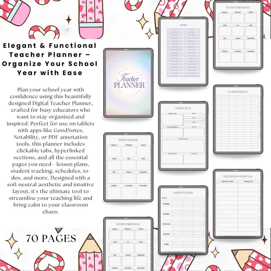 The Ultimate Teacher Planner - Etsy