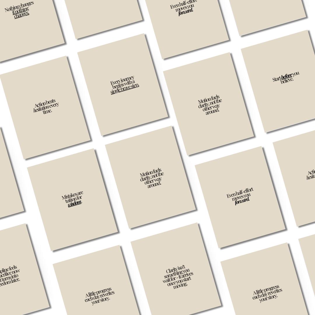 1000 Minimalist Mindset Quotes: Beige Instagram Templates (canva ...