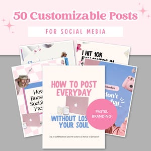 Editable Canva Instagram Templates | Social Media Templates for Coaches ...