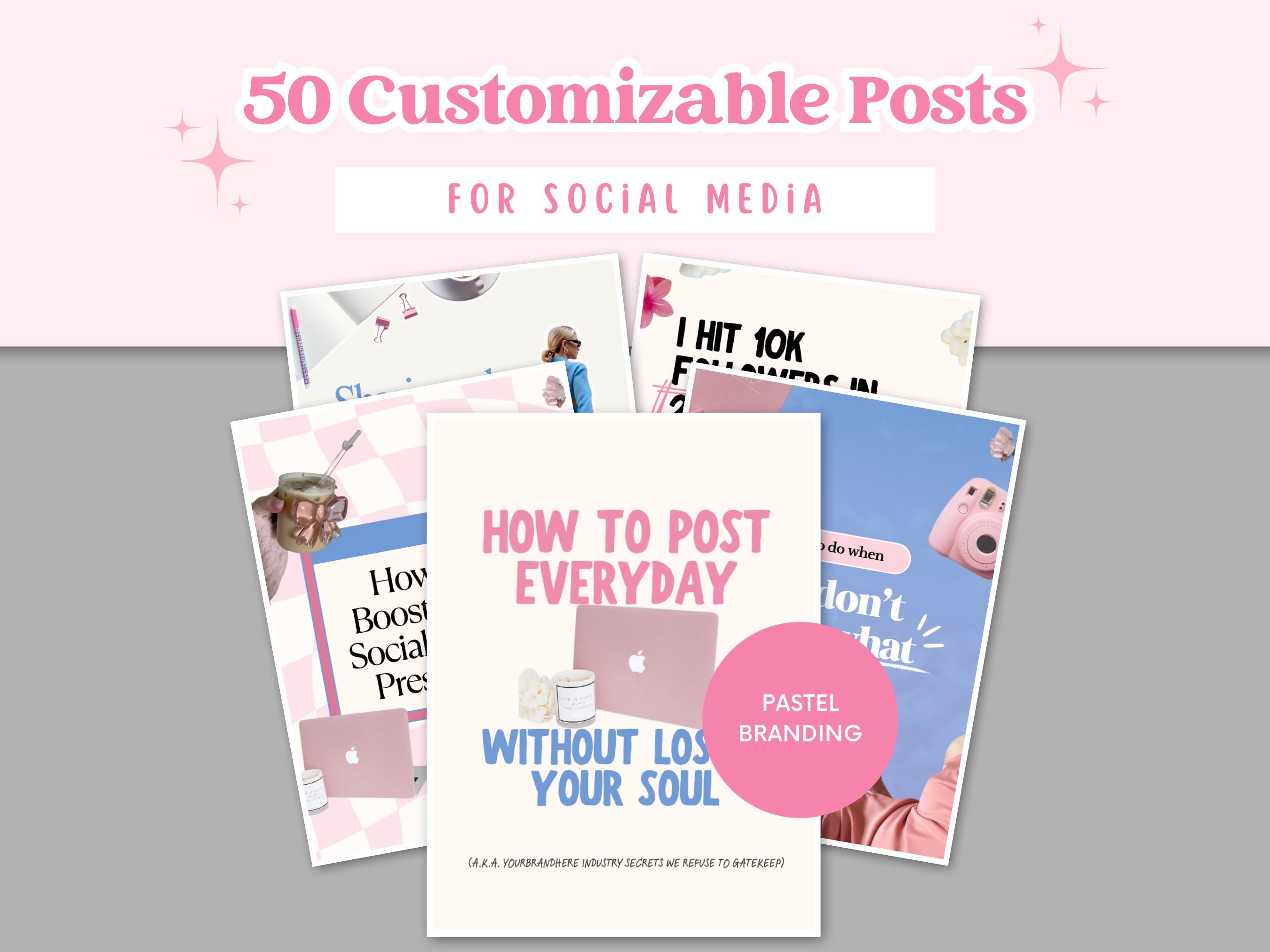 Editable Canva Instagram Templates | Social Media Templates for Coaches ...