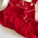 Toddle Tyke Baby Red Velvet One Piece Unisex Size 3-6 Months - Etsy