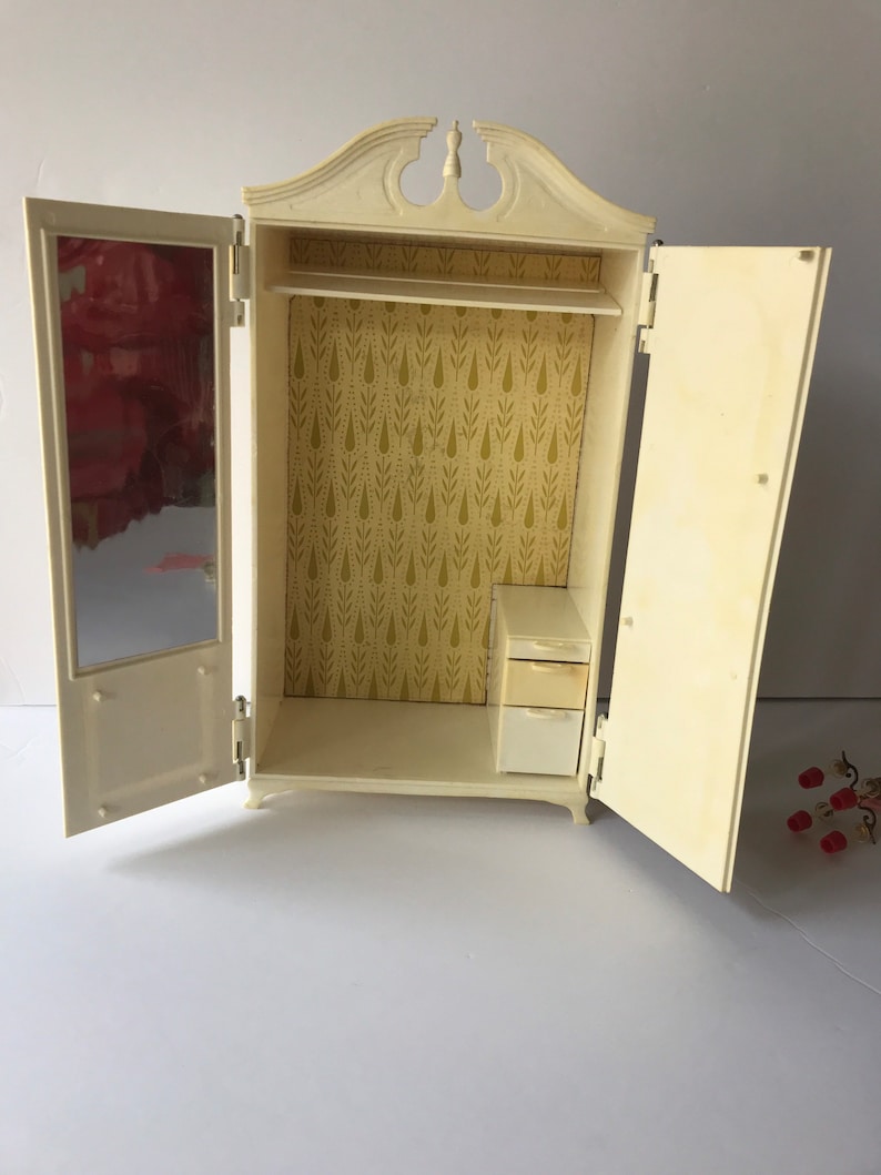 Susy Goose Barbie Doll Wardrobe Armoire Hangers Rug Mirror - Etsy