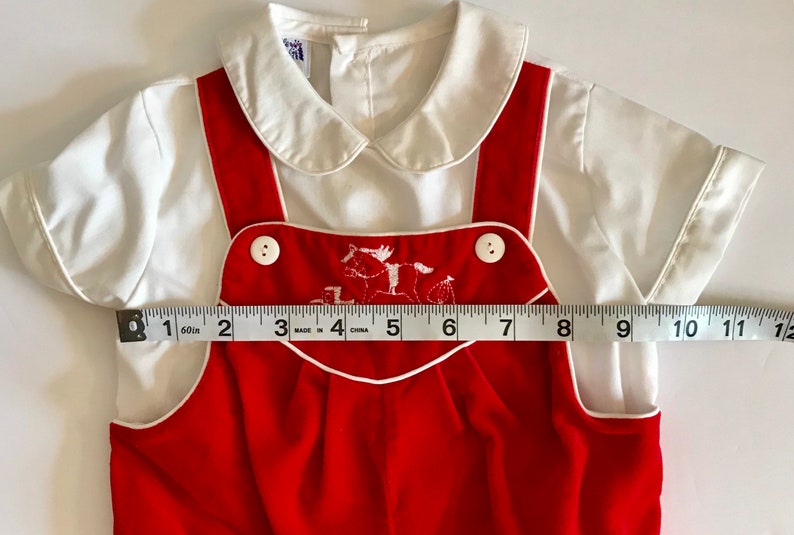 Toddle Tyke Baby Red Velvet One Piece Unisex Size 3-6 Months - Etsy