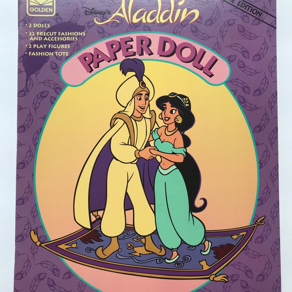 Aladdin Paper Dolls - Etsy