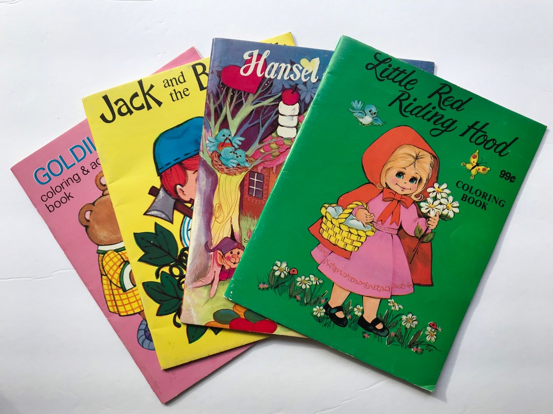 Set of 4 Landoll Coloring and Activity Children’s Books Unused 1980’s ...