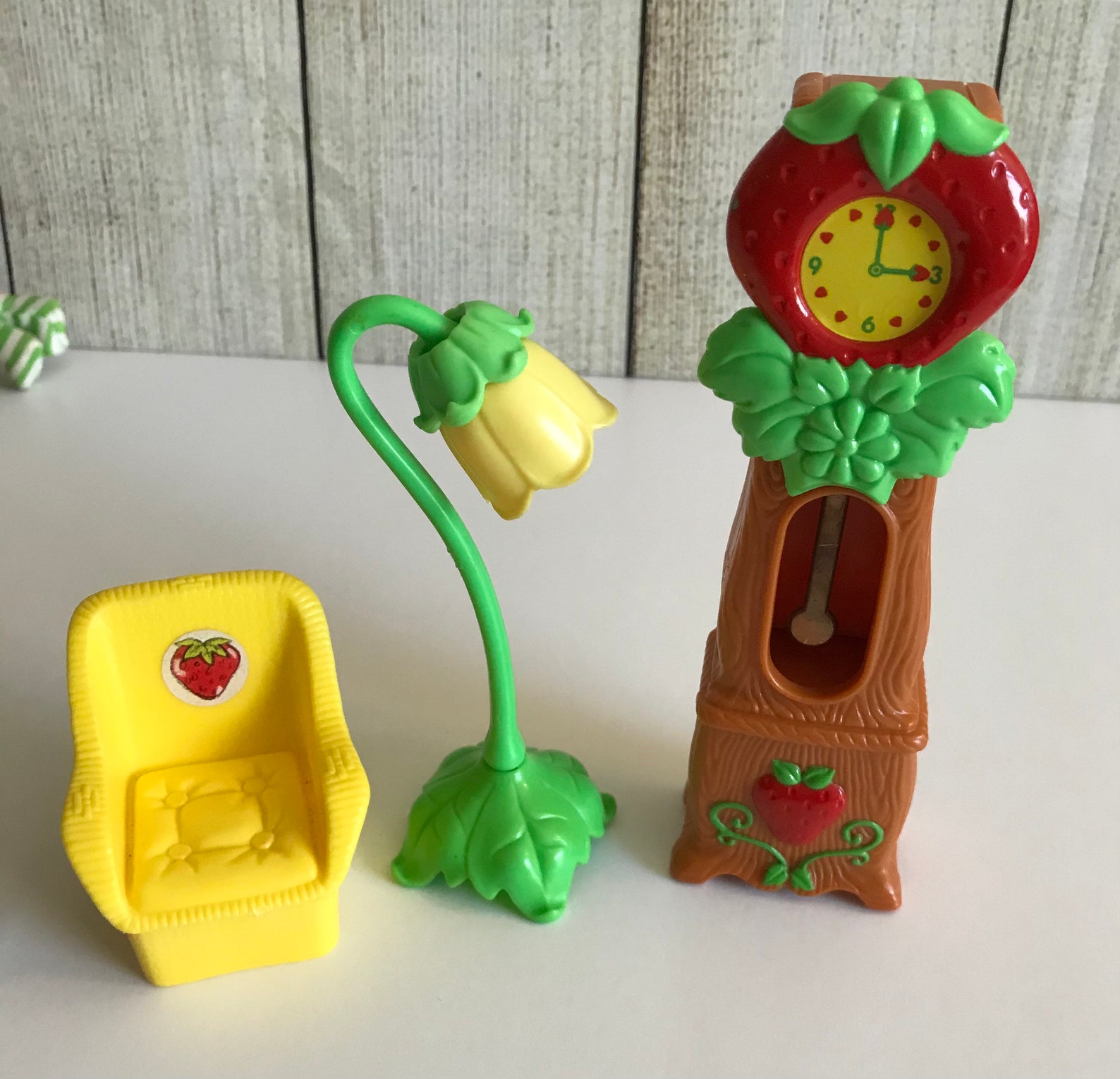 Strawberry Shortcake Living Room Lamp Grandfather Clock Yellow | Etsy