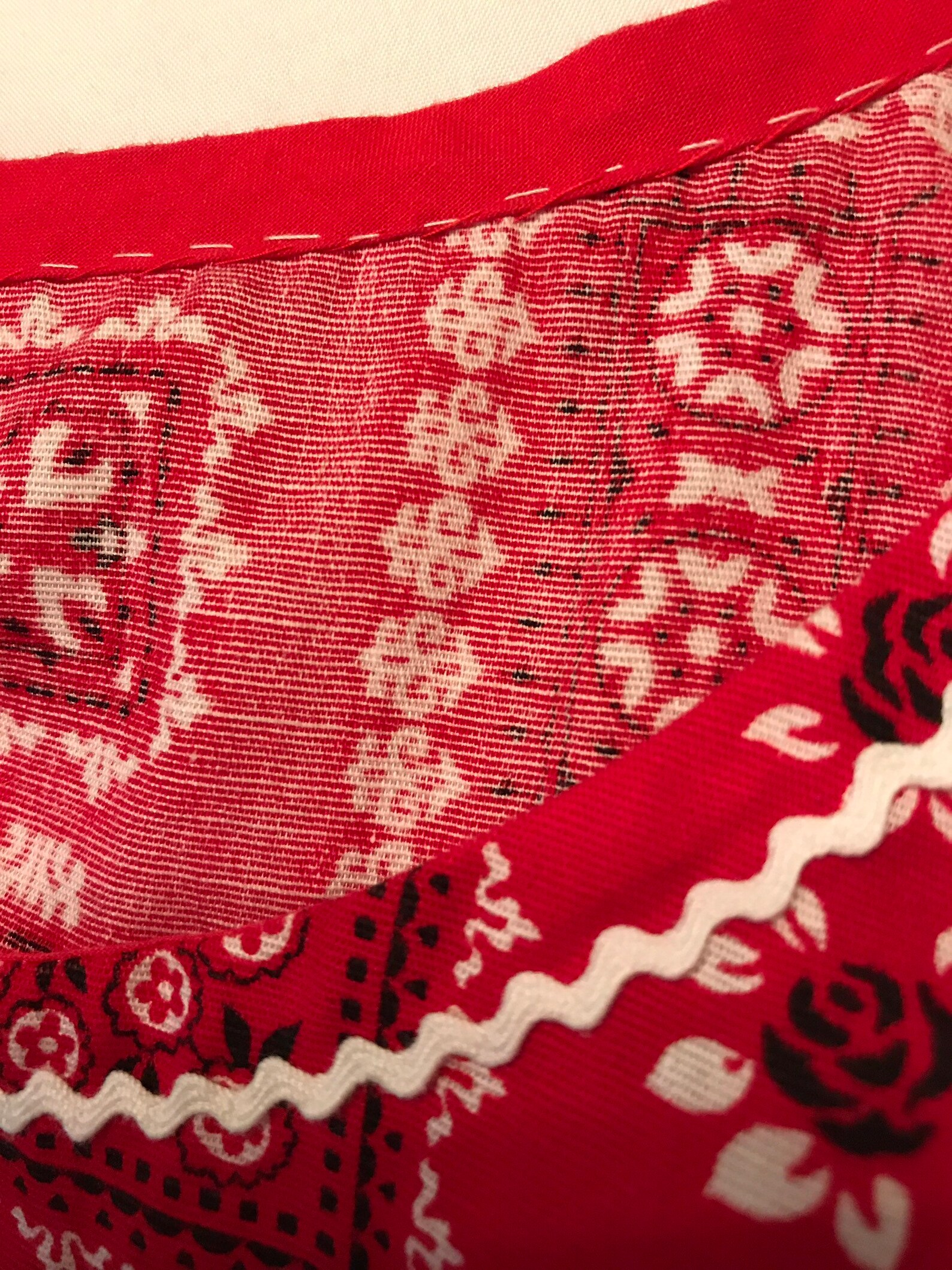 Bright Red Handkerchief Design Sleeveless Tunic Top - Etsy