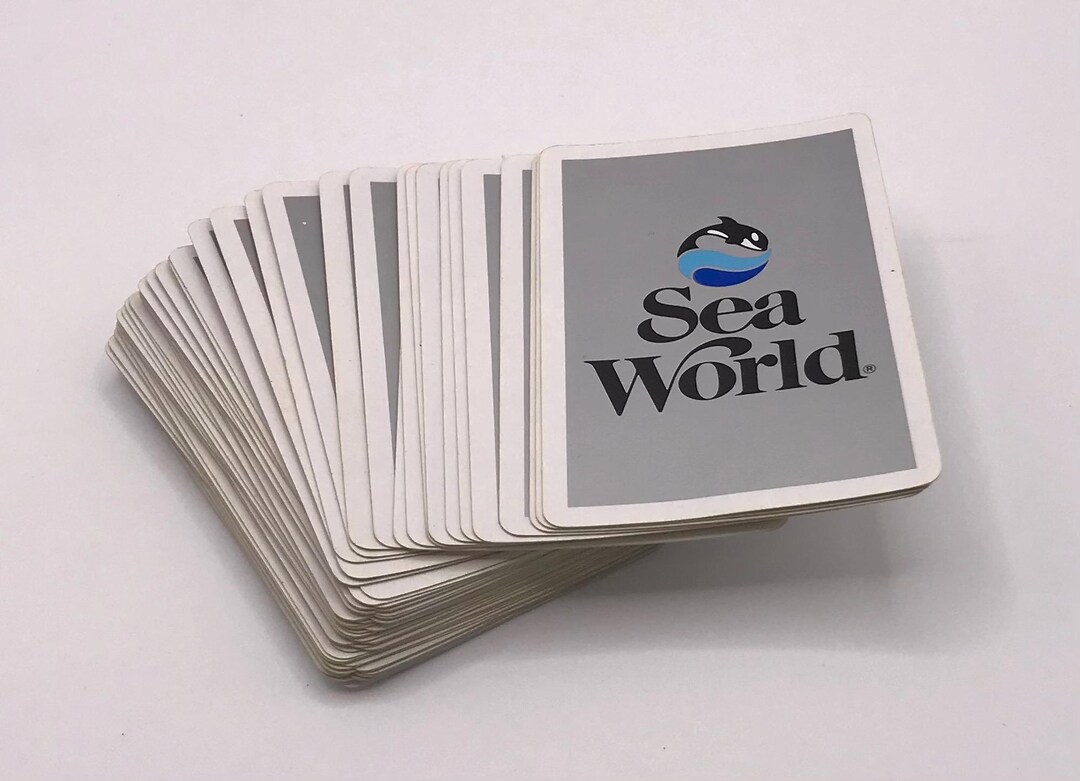 Deck of Vintage Cards Sea World With Case as Is - Etsy