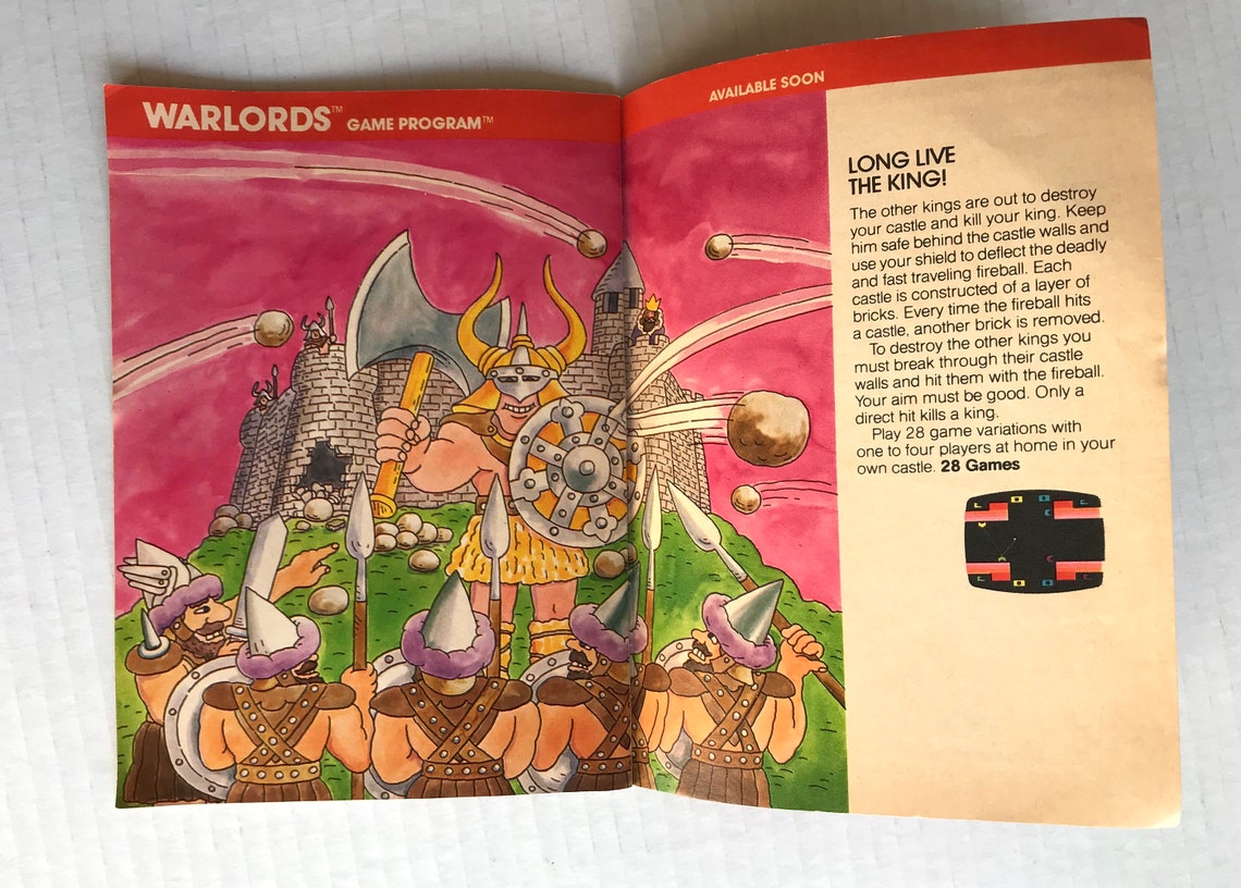 The Atari Video Computer System Catalog Booklet - Etsy