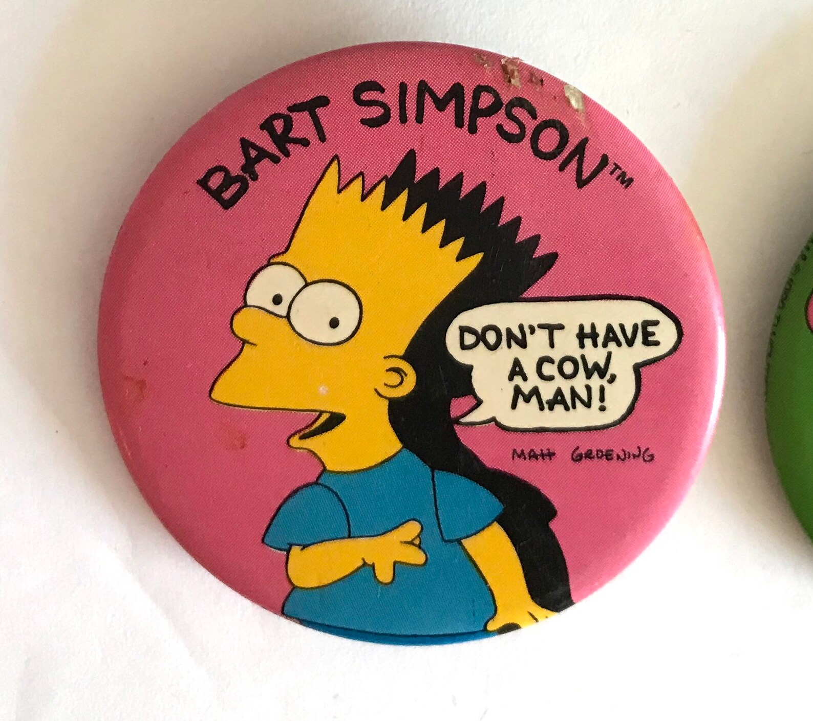 Bart Simpson Vintage Lot of Buttons Pins Set of Four | Etsy