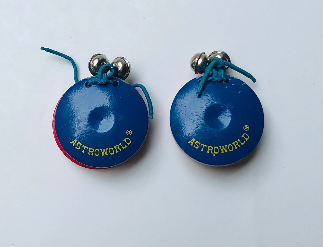 Houston Astroworld Theme Amusement Park Hand Castas Set of Castanets - Etsy