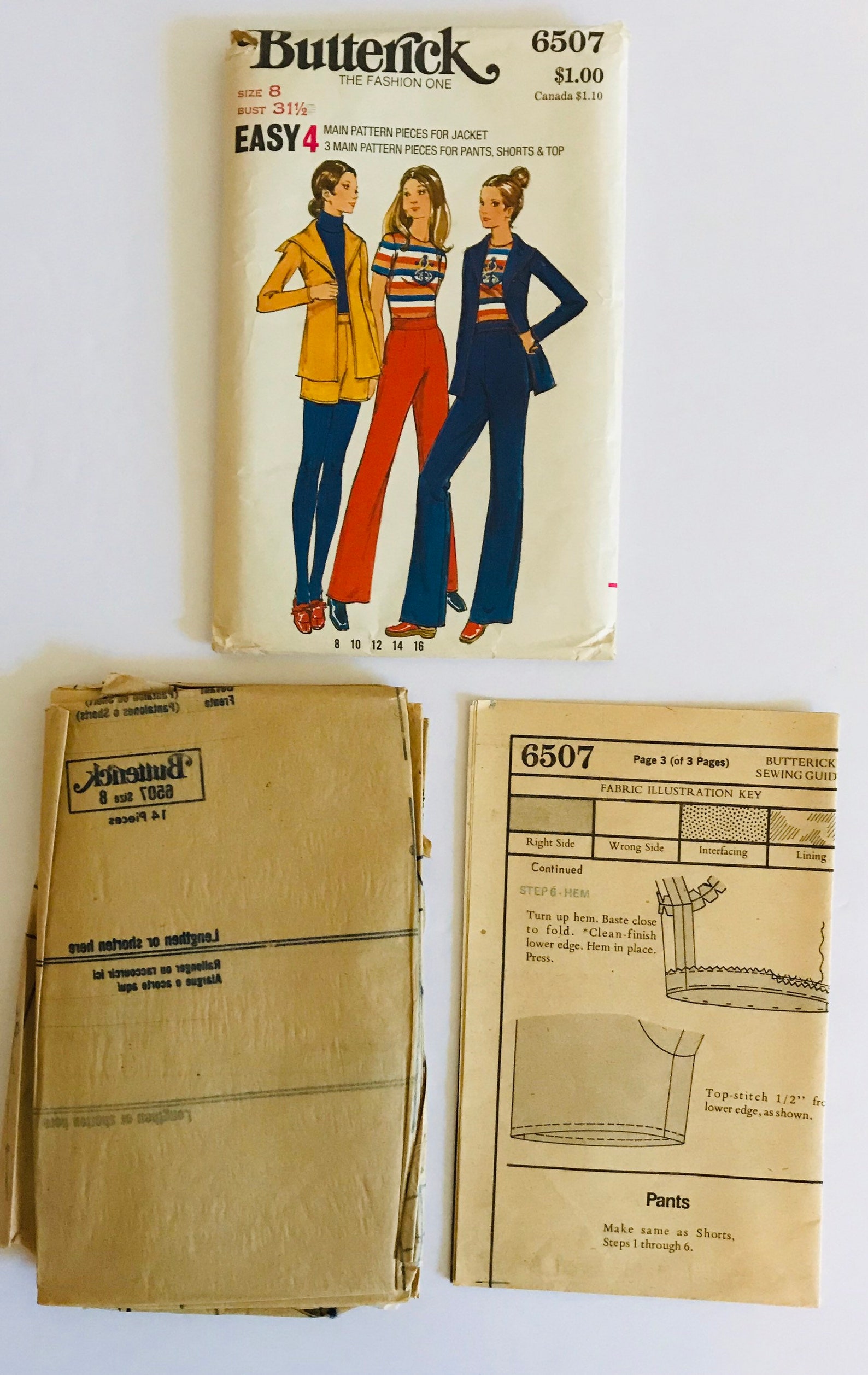 Sewing Patterns Butterick 3309 6507 Simplicity 9032 9142 - Etsy