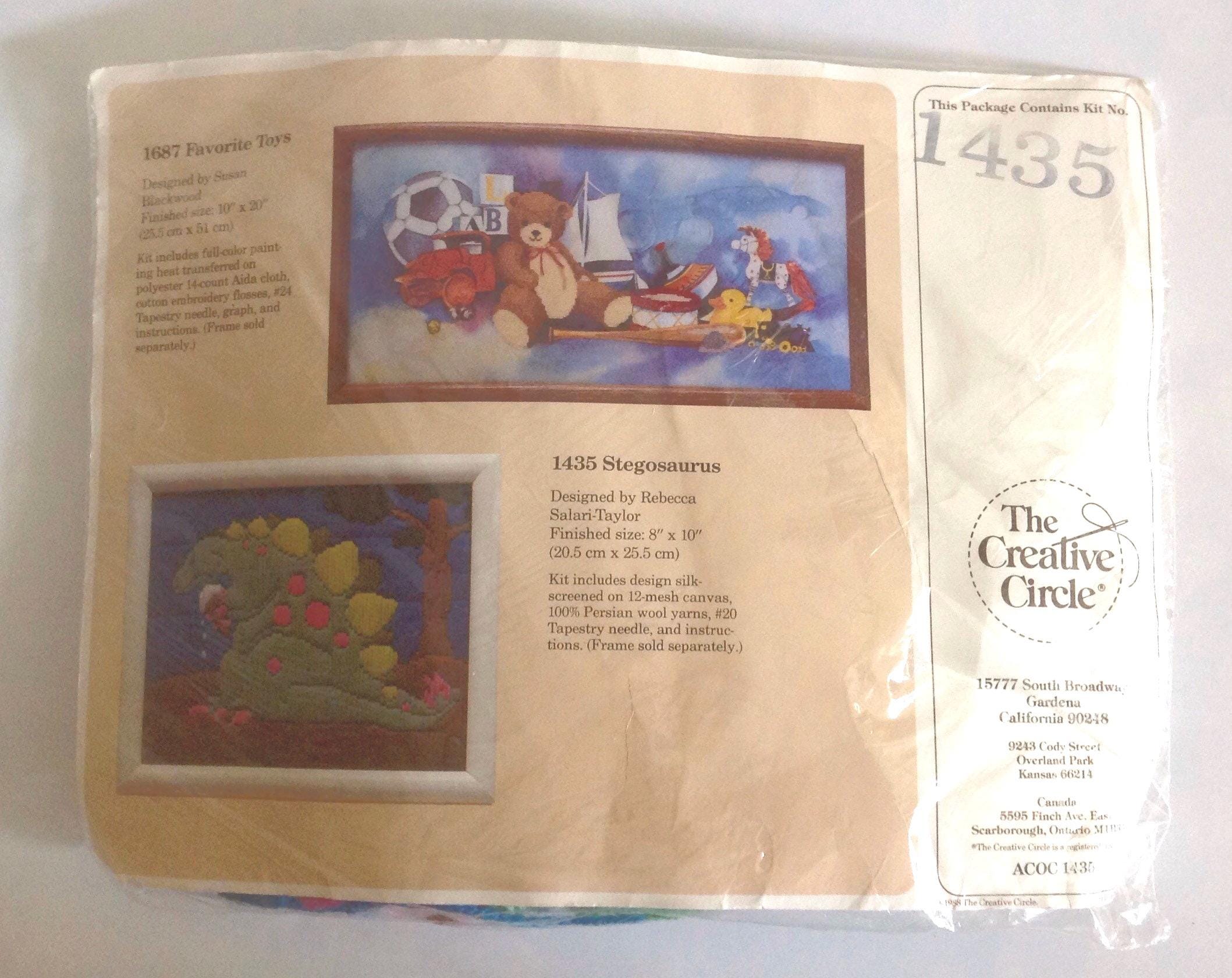 The Creative Circle Needlecraft Kit No. 1435 - Etsy