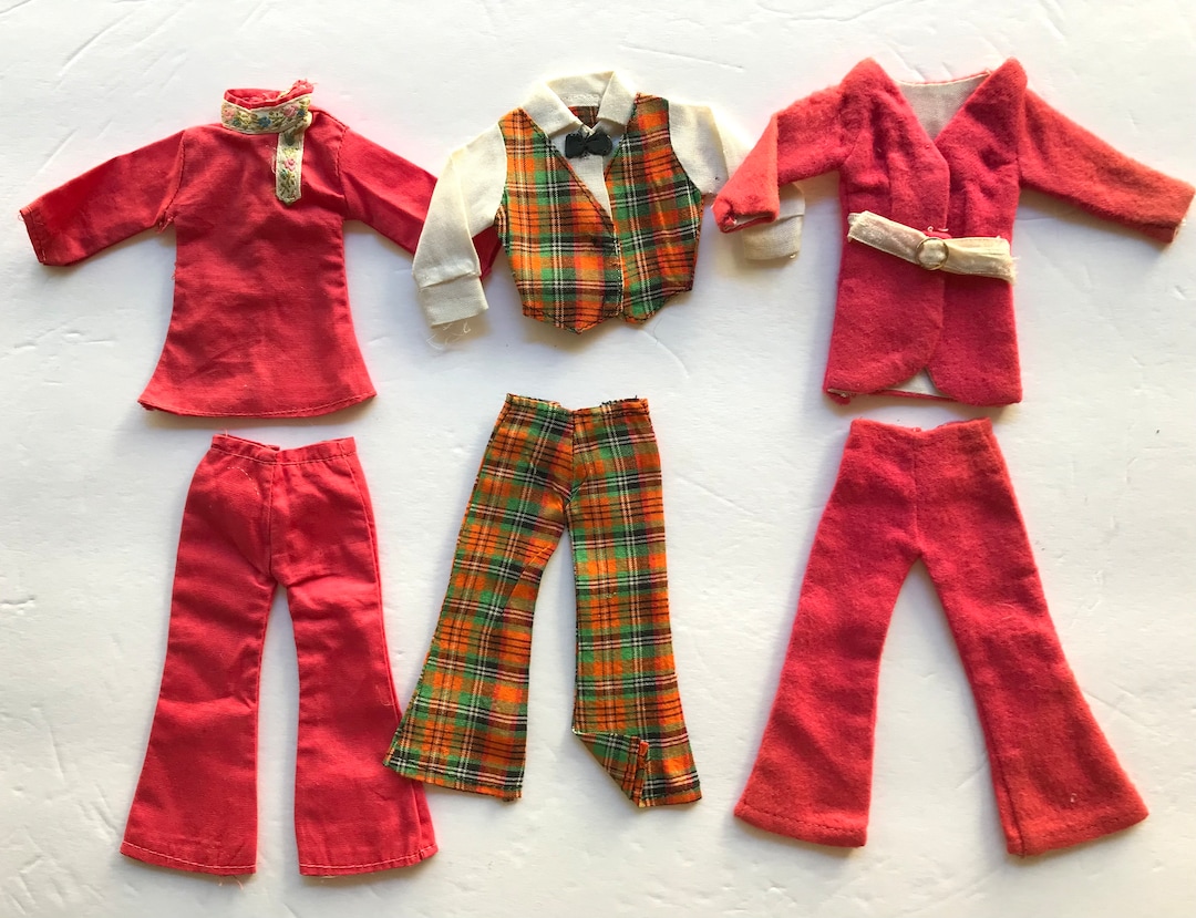 Missy-mod Doll Outfits Doll Fashion Set of 3 Pantsuits Clothes - Etsy