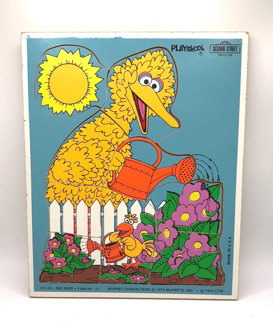 Big Bird Vintage Playskool 9 Piece Puzzle 1979 Muppets - Etsy
