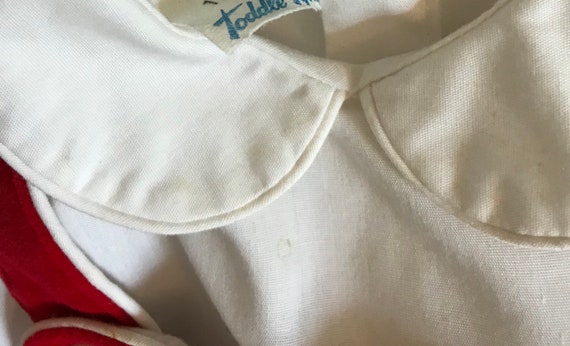 Toddle Tyke Baby Red Velvet One Piece Unisex Size 3-6… - Gem