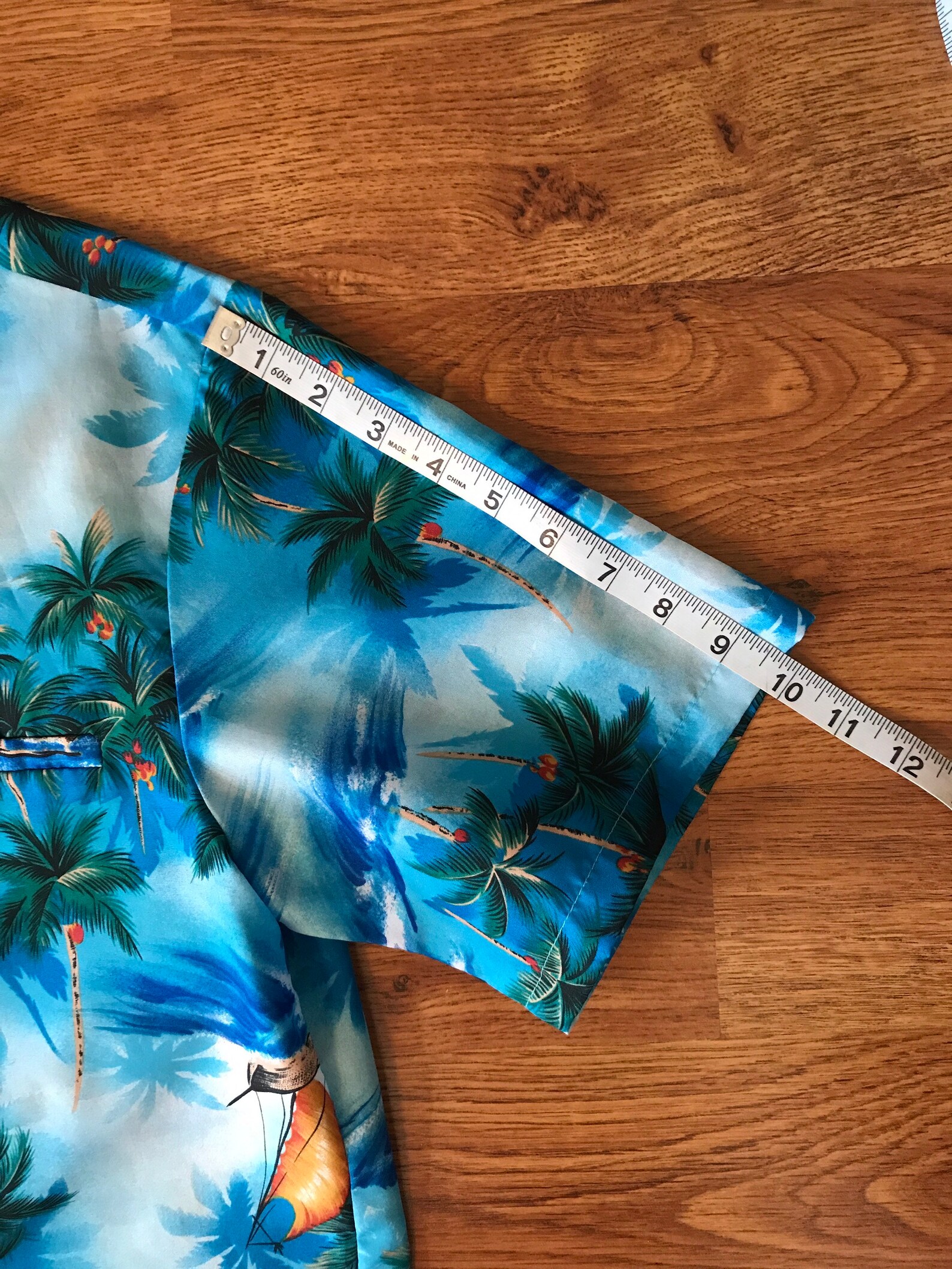 Kalena Fashions of Hawaii Luau Hawaiian Blue Button Front Shirt - Etsy