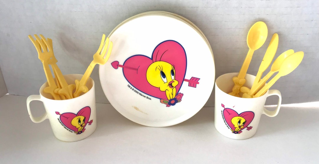 Tweety Bird Tootsie Toy Children’s Plastic Dishes Play Set - Etsy