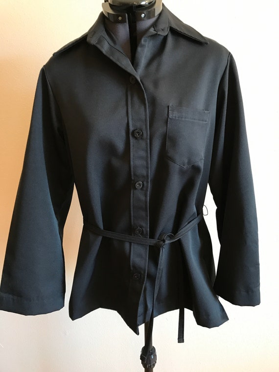 Levi’s Cursive L Big E Ladies Black Polyester Blouse - Gem