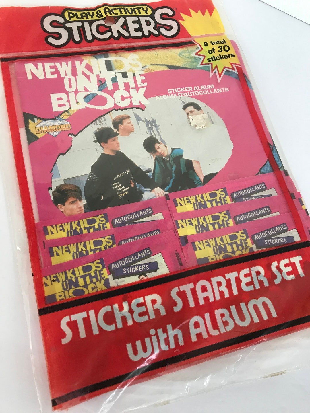 NKOTB Play & Activity Stickers New Kids on the Block Sealed - Etsy