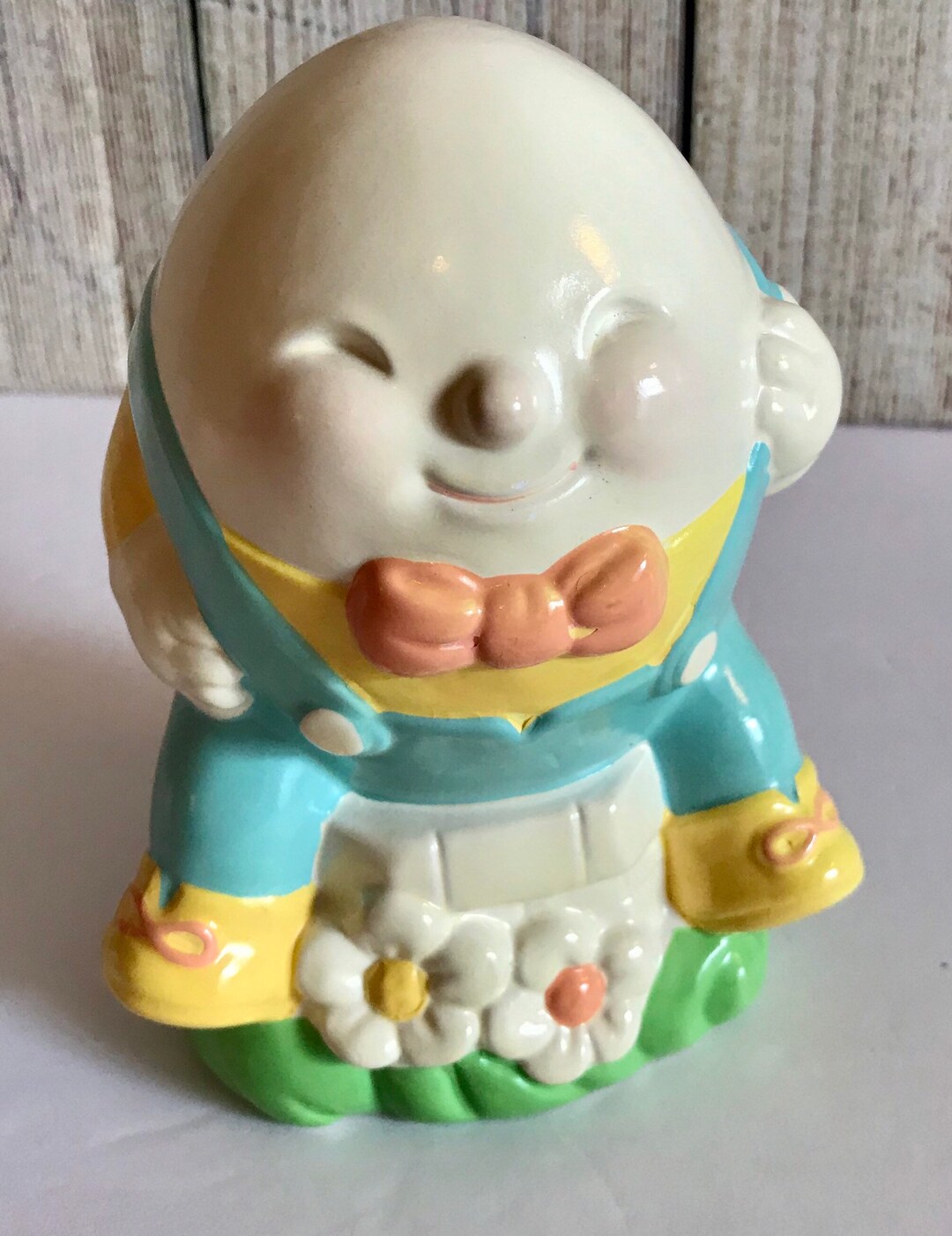 Humpty Dumpty Avon Figurine Bank 1982 - Etsy