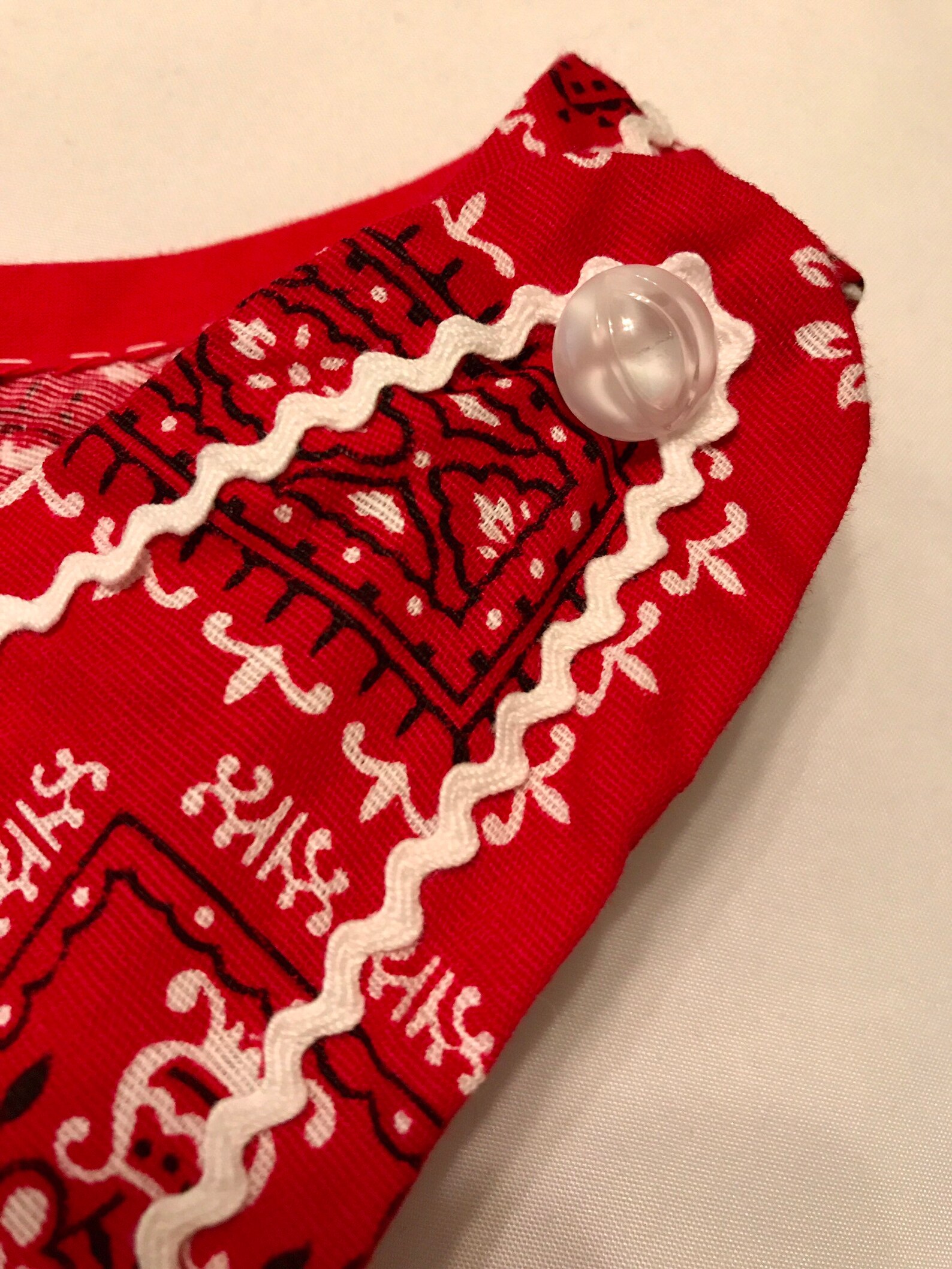 Bright Red Handkerchief Design Sleeveless Tunic Top - Etsy