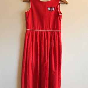 Maggie Breen Vintage Red Nautical Dress Girls Size 12 - Etsy