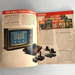 The Atari Video Computer System Catalog Booklet - Etsy