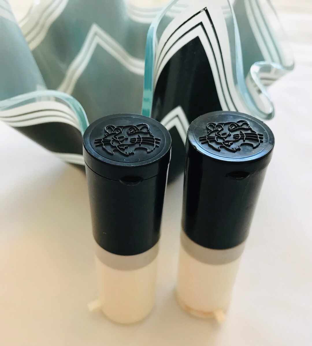 Esso Exxon Tiger Pair of Two Sided Salt and Pepper Shakers - Etsy