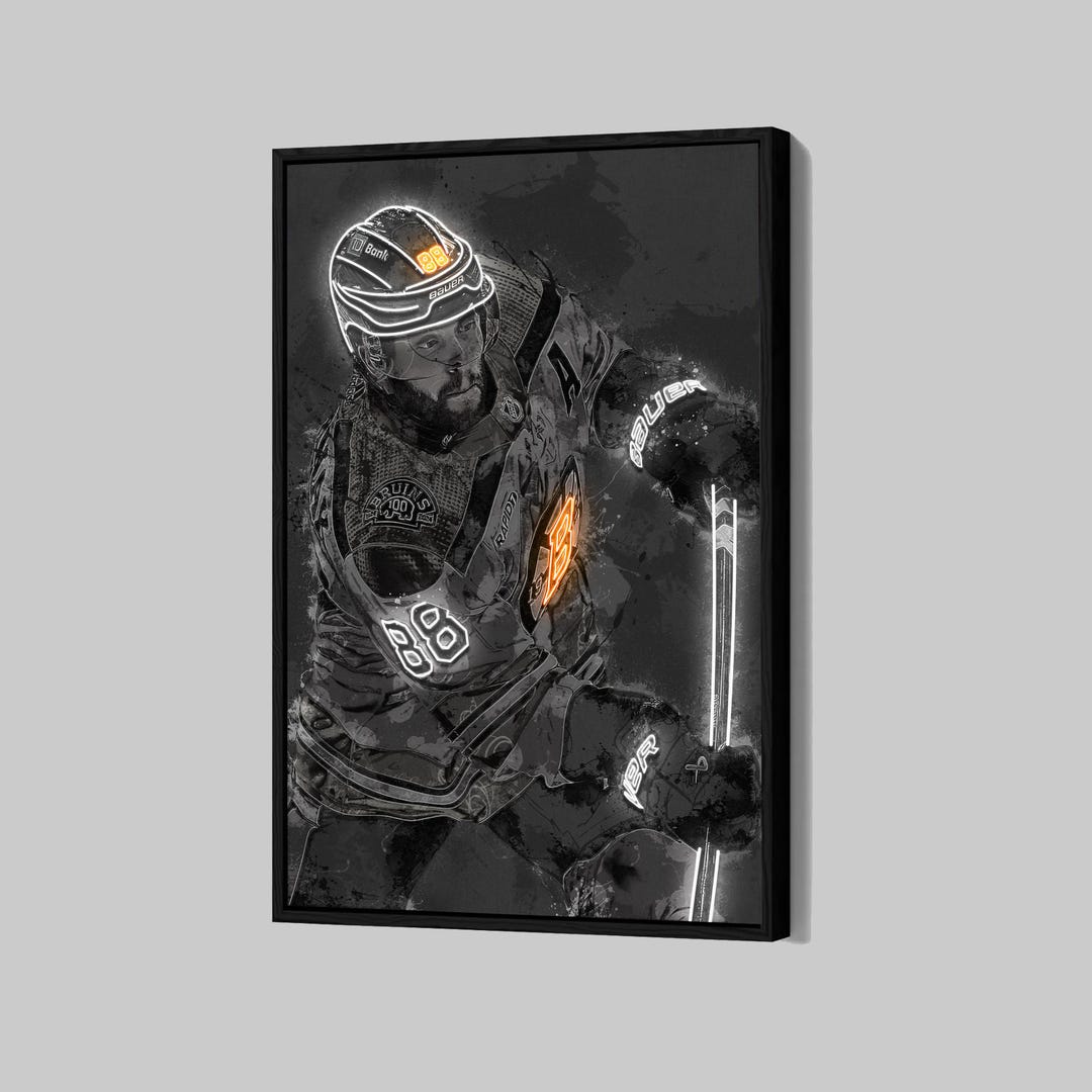 David Pastrnak Poster Boston Bruins Canvas Hockey Wall Art NHL Sports ...