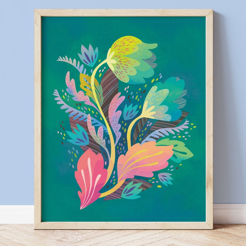 Bright Wall Art - Etsy